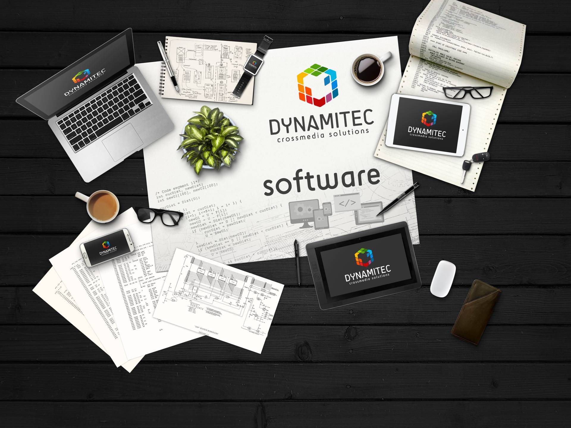 Hero Image Software big - DYNAMITEC Print-, Webdesign, Audio & IT